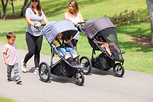 Joovy Zoom Lightweight Jogging Stroller, Jet