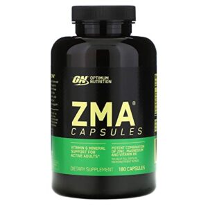 optimum nutrition, zma, 180 capsules