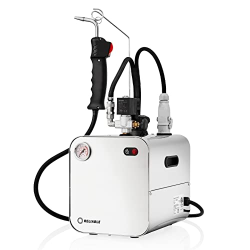 Reliable 5100CD Dental Steam Cleaner, 2.2L Stainless Steel Boiler, 3.5 Bar Operating Pressure, 1000W External Long-Life Heating Element, Eco Mode Saves Up To 33% of Energy, 1.9L Nominal Water Capacity