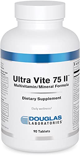 Douglas Laboratories Ultra Vite 75 II | Vitamin/Mineral/Trace Element Supplement | 90 Tablets