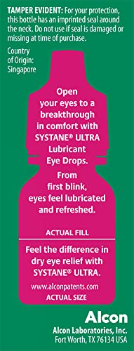 Systane Ultra Lubricant Eye Drops,0.14 Fl Oz (Pack of 1)