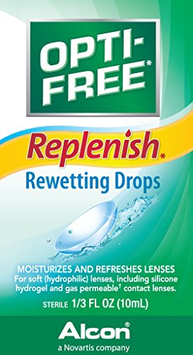 Opti-Free Replenish Rewetting Drops, 10-mL