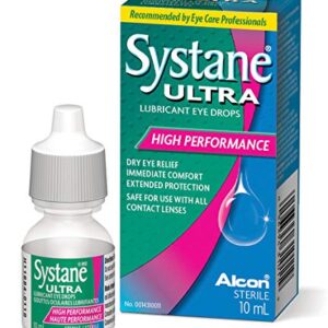 Systane Ultra Lubricant Eye Drops, High Performance 0.33 fl oz (10 mL) - Twin Pack