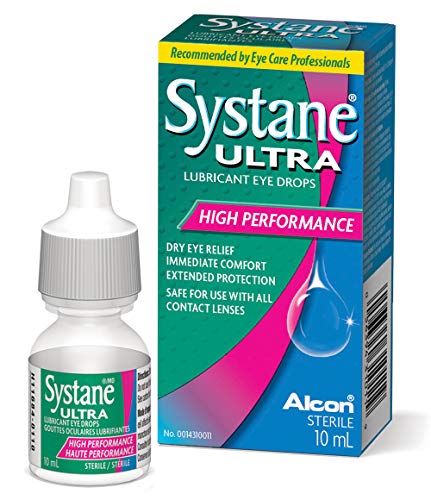 Systane Ultra Lubricant Eye Drops, High Performance 0.33 fl oz (10 mL) - Twin Pack