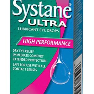 Systane Ultra Lubricant Eye Drops, High Performance 0.33 fl oz (10 mL) - Twin Pack