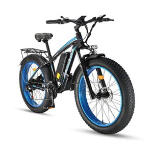 senada electric bike for adults 48v 17.5ah fat tire electric bikes,1000w 26″ x 4″ snow beach ebikes for adults 30mph adult electric bike long range 40-65 miles 21-speed archon-pro ebike,ul certified