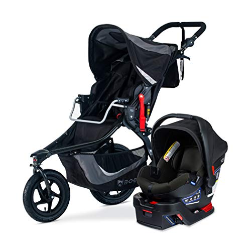 BOB Revolution Flex 3.0 Travel System with B-Safe Gen2 Infant Car Seat Graphite Black