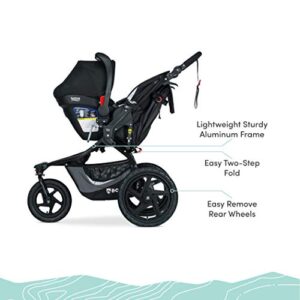 BOB Revolution Flex 3.0 Travel System with B-Safe Gen2 Infant Car Seat Graphite Black