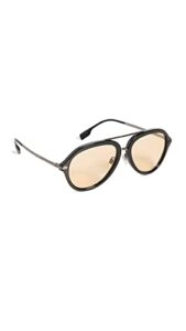 burberry jude sunglasses, black/yellow, one size