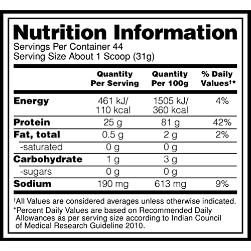 Optimum Nutrition Gold Standard 100% Isolate, Rich Vanilla, 2.91 lbs (1.32 kg)