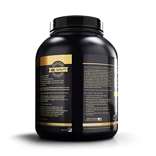 Optimum Nutrition Gold Standard 100% Isolate, Rich Vanilla, 2.91 lbs (1.32 kg)