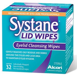 Systane Lid Wipes - Eyelid Cleansing Wipes - Sterile, Count of 32