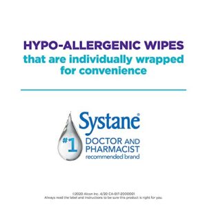 Systane Lid Wipes - Eyelid Cleansing Wipes - Sterile, Count of 32