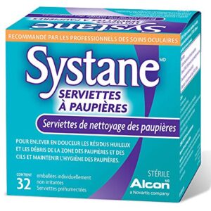 Systane Lid Wipes - Eyelid Cleansing Wipes - Sterile, Count of 32