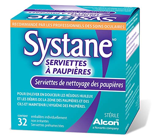 Systane Lid Wipes - Eyelid Cleansing Wipes - Sterile, Count of 32