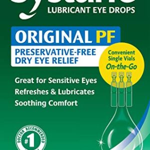 Systane Long Lasting Lubricant Eye Drops Vials Eye Drops, 30 Count (Pack of 1)