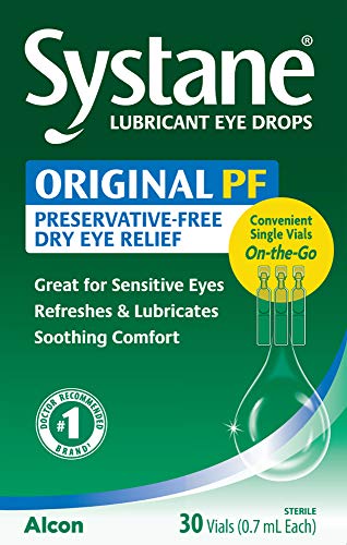 Systane Long Lasting Lubricant Eye Drops Vials Eye Drops, 30 Count (Pack of 1)