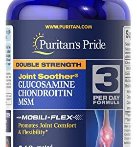 Puritan's Pride Glucosamine, Chondroitin & MSM -3 Per Day Formula