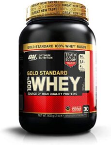 optimum nutrition gold standard 100% whey vanilla ice cream — 2 lbs