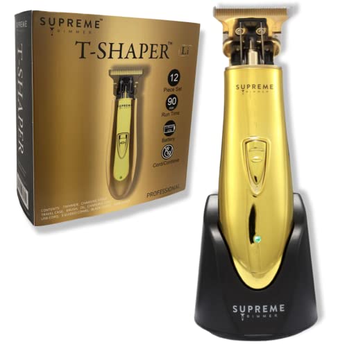 Supreme Trimmer Trimmer for Men ST5200 Professional Barber Hair Trimmer Cordless Clipper Liner Beard Trimmer - Gold T Shaper