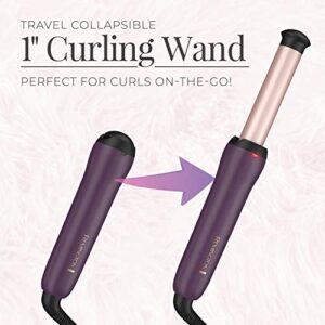 Remington Pro Advanced Thermal Technology Travel Collapsible 1" Curling Wand