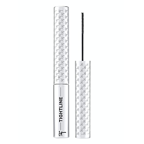 IT Cosmetics Tightline 3-In-1 Lash Primer, Eyeliner & Black Mascara - Lengthens & Conditions Lashes - Ultra-Skinny Wand - Infused With Collagen, Biotin, Peptides & Antioxidants - 0.12 Fl Oz