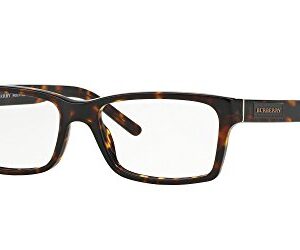 BURBERRY BE2108 Eyeglass Frames 3002-5416 - Dark Havana BE2108-3002-54