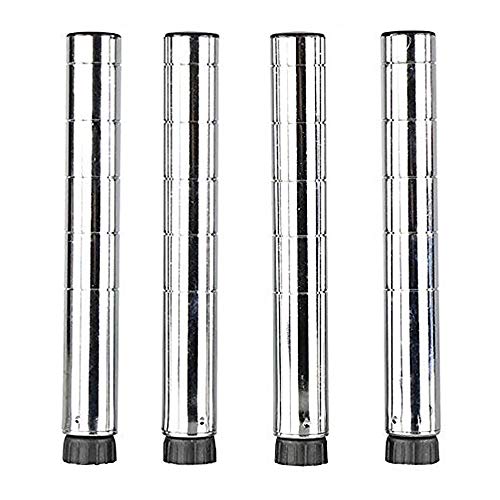 Regal Altair Chrome Wire Shelving Posts | Pack of 4 Posts | NSF Commercial Heavy Duty (Chrome Wire Shelving Posts, 34''H)