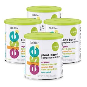 (4-pack) else plant-based complete nutrition drink for toddlers, 22 oz., dairy-free, soy-free, corn-syrup free, gluten-free, non-gmo, whole plants ingredients, vitamins and minerals for 12 mo.+, vegan, organic