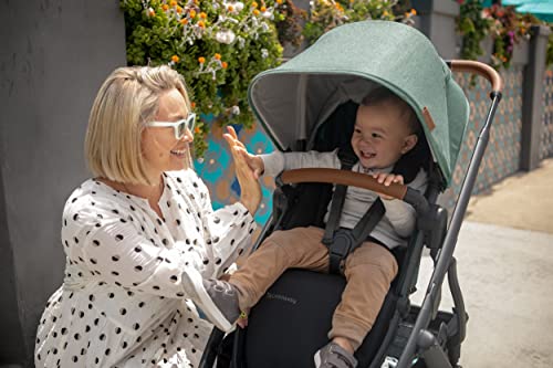 Vista V2 Stroller - Gwen (Green mélange/Carbon/Saddle Leather)