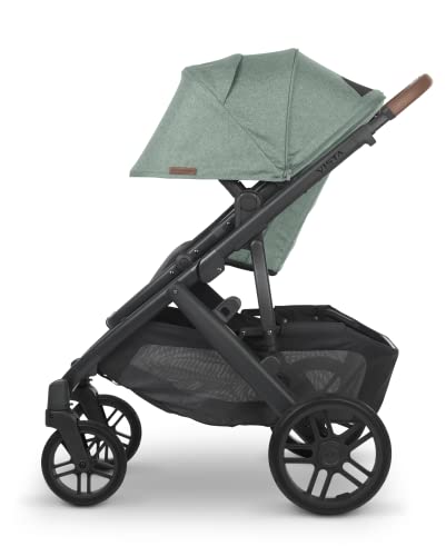 Vista V2 Stroller - Gwen (Green mélange/Carbon/Saddle Leather)