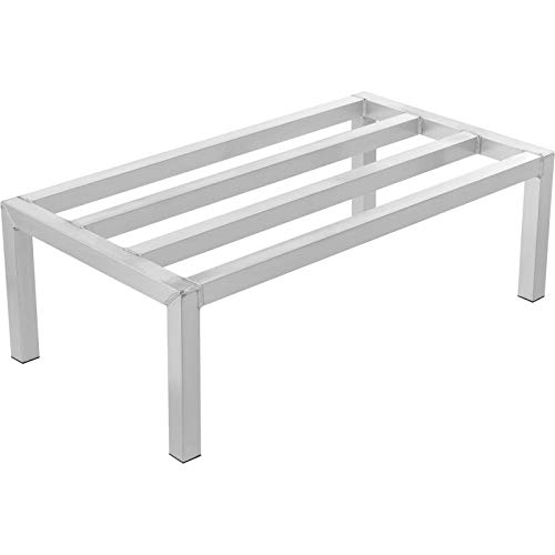 Regal Altair Aluminum Dunnage Rack | Storage in Restaurant, Kitchens and Garages and More! (24" Long x 14" Wide | Height: 8" Off The Floor)