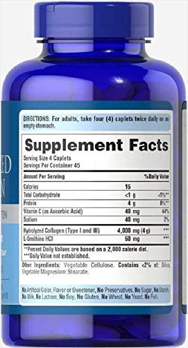 Puritans Pride Hydrolyzed Collagen 1000 mg