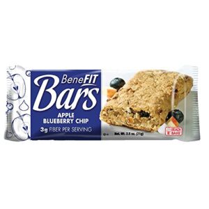 readi bake benefit apple blueberry chip bar, 2.5 ounce — 48 per case.