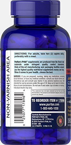 Puritan's Pride Glucosamine, Chondroitin & MSM-2 Per Day Formula