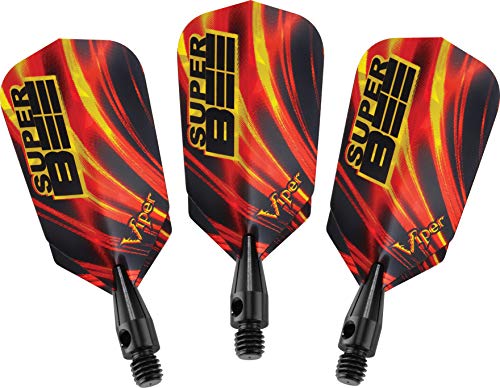 Viper Super Bee Soft Tip Darts: Black Coated Brass, 16 Grams