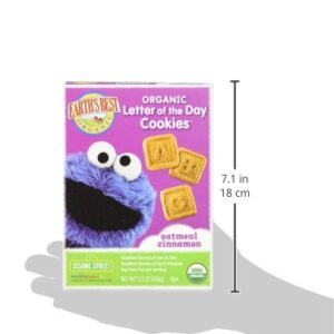 Earth's Best Sesame Street Letter of the Day Cookies - Oatmeal Cinnamon