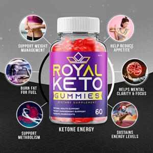 Royal Keto Gummies Advanced Formula Royal Keto ACV Gummies Apple Cider Vinegar (60 Gummies)