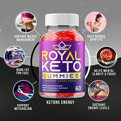 Royal Keto Gummies Advanced Formula Royal Keto ACV Gummies Apple Cider Vinegar (60 Gummies)