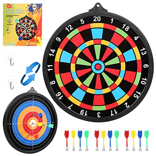 Magnetic Dart Board, Boys Indoor Outdoor Games, Sports Toys Teen Gifts for 6 7 8 9 10 11 12 13 14 Year Old Boy Kids