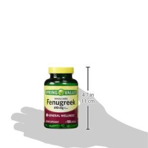 Spring Valley - Fenugreek 610 mg, 100 Capsules