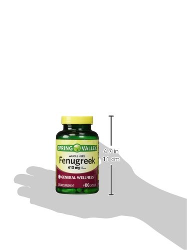 Spring Valley - Fenugreek 610 mg, 100 Capsules