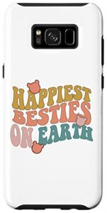 galaxy s8+ happiest besties on earth cute custom park for best friends case