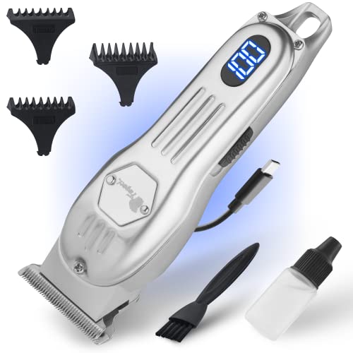 Fagaci Cordless Trimmers for Barbers Extremely Fine Cutting, Close Cut T-Liners Clippers for Men, Edgers T-Blade Trimmer, T-outliner Trimmer, Professional Hair Trimmer, Electric Beard Trimmer for Men