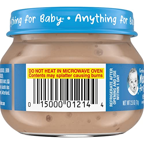 Gerber 2nd Foods: Meats Beef and Gravy, 2.5-Ounce 6 Jars and Chicken & Chicken Gravy, 2.5-Ounce 6 Jars (12 Jars Total)