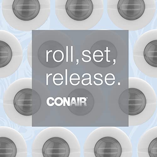 Conair Instant Heat Travel 1.5-Inch Hot Rollers, White, Set of 5