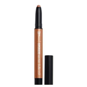 it cosmetics superhero no-tug waterproof eyeshadow stick, bionic bronze – metallic bronze – longwear, blendable cream eyeshadow with built-in primer – suitable for sensitive eyes – 0.05 oz