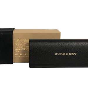 BURBERRY BE2272 3029 53MM Top Black On Crystal Square Eyeglasses for Men + BUNDLE With Designer iWear Complimentary Eyewear Kit