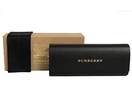 BURBERRY BE2272 3029 53MM Top Black On Crystal Square Eyeglasses for Men + BUNDLE With Designer iWear Complimentary Eyewear Kit