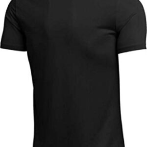 Nike Men's Park Short Sleeve T Shirt (Black, Large)